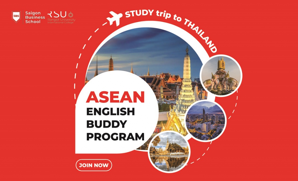 Saigon Business School Phối Hợp Với Đại Học Rangsit Thái Lan ASEAN English Buddy Program