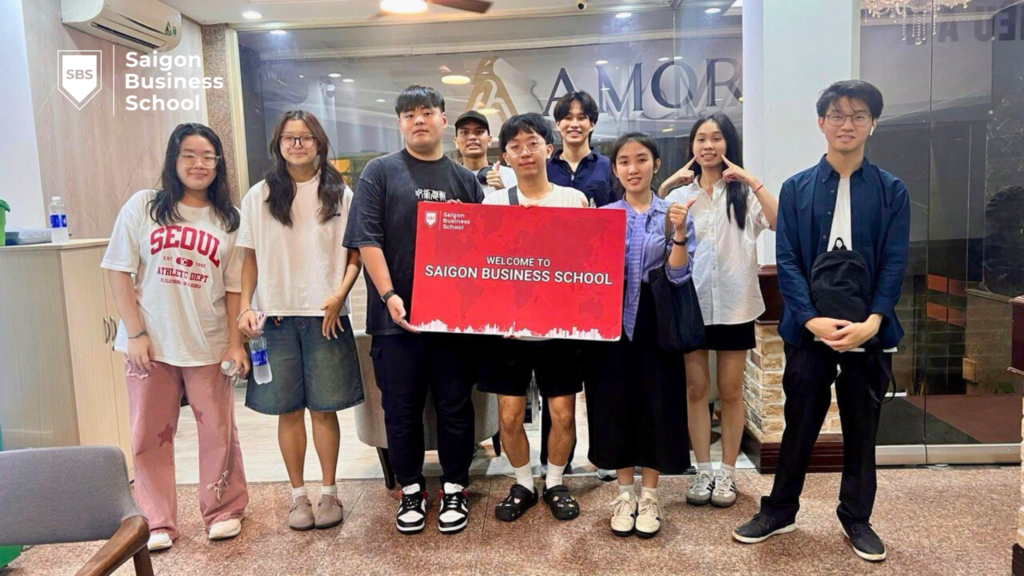 Saigon Business School (SBS) Proudly Welcomes 8 Singaporean Interns To ...